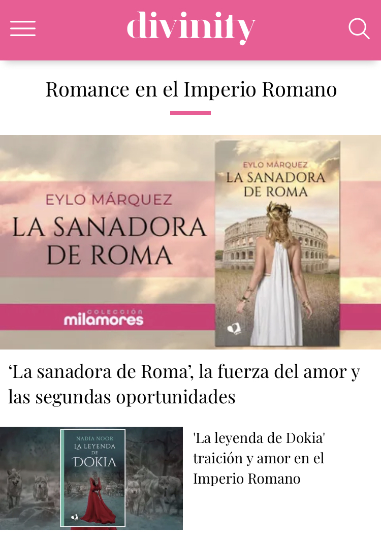 La sanadora de Roma – Página web de la novela La sanadora de Roma